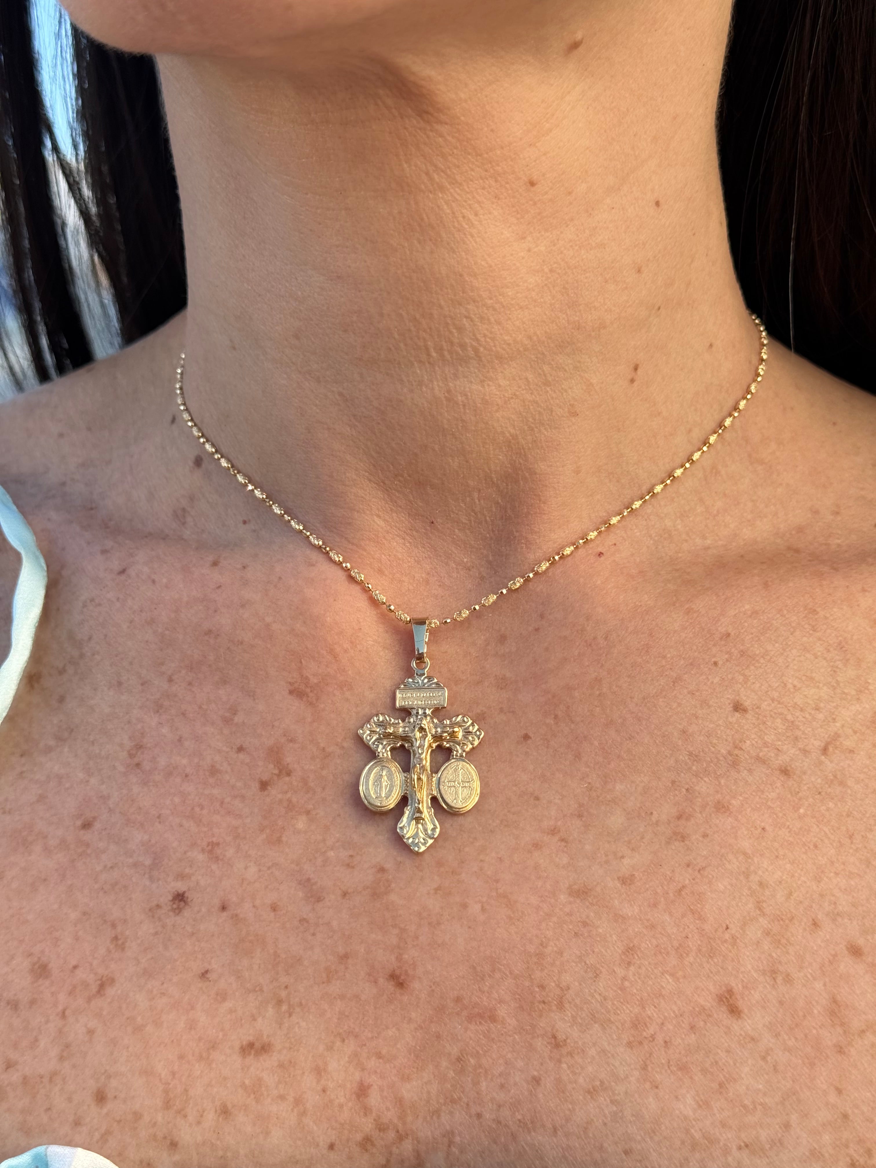 FORGIVENESS CROSS STERLING SILVER WITH 18K GOLD PLATED – TECHNOSTATION