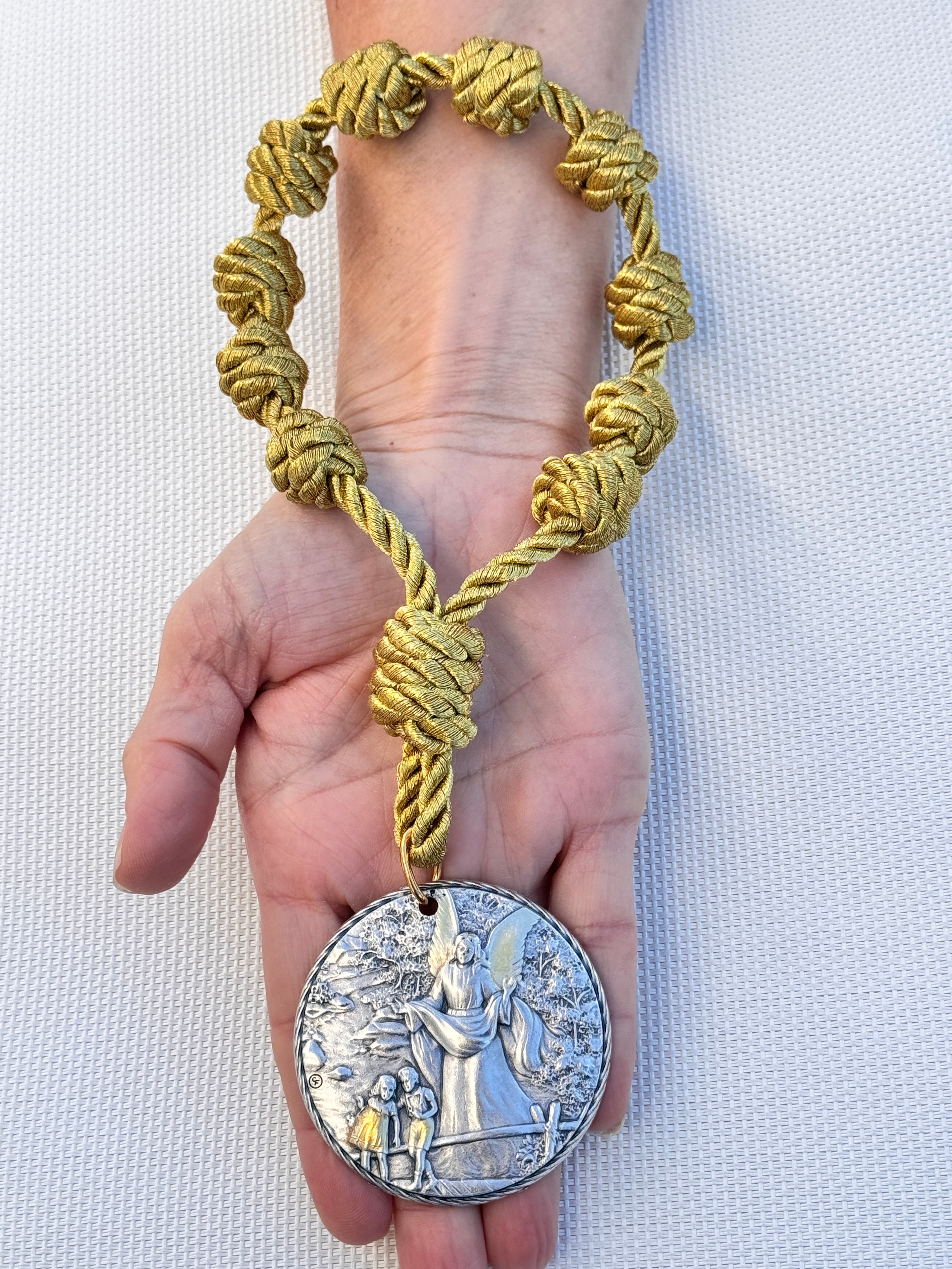 HANDMADE GUARDIAN ANGEL GOLD PLATED HOME ORNAMENT – TECHNOSTATION