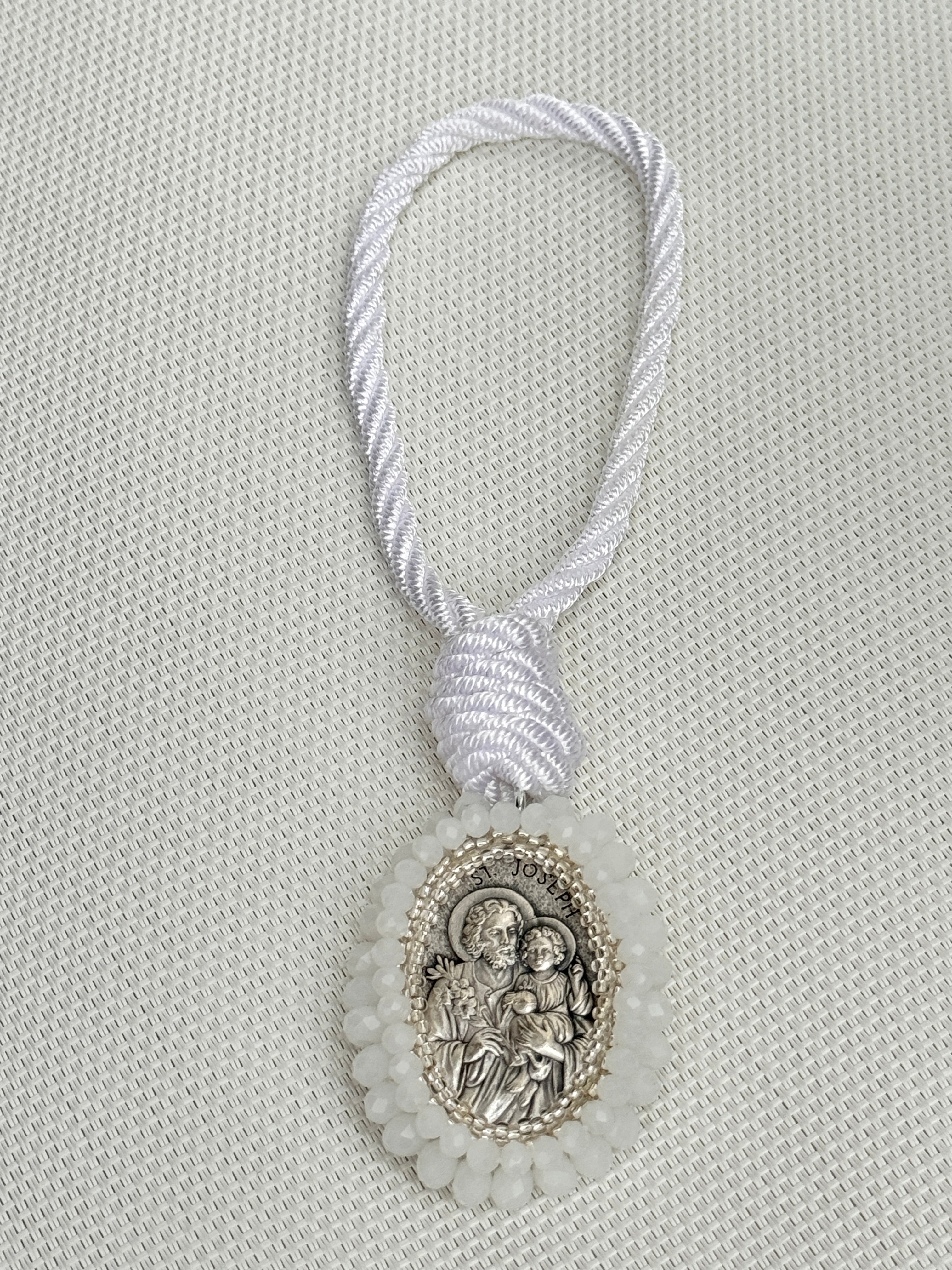 HANDMADE SAINT JOSEPH/HOLY FAMILY HOME BLESSINGS ORNAMENT – TECHNOSTATION